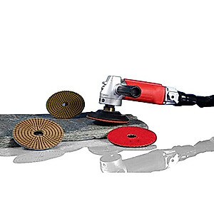 Air Grinder,4-Inch Air Wet Stone Polisher 5500 Rpm with Rear Exhaust,Air-Powered Stone Polisher