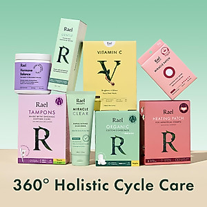 Rael Organic Cotton Wipes - Body Cloth, Individually Wrapped, All Skin Types, Vegan, Cruelty-Free, Unscented (10 Count, Pack of 4)