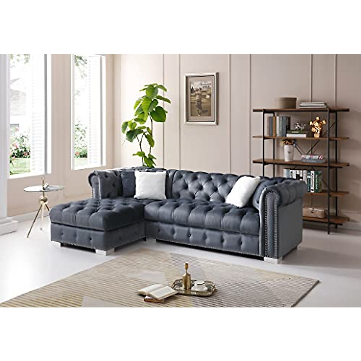 GURLLEU SF2004G Sofas, Large, Gray