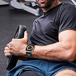 Rugged Nylon Band Compatible with Apple Watch Ultra Band 49mm 45mm 44mm 42mm,Wide Sport Loop Adjustable Wristbands Replacement Strap for Apple Watch Band iWatch Ultra Series 8/7/SE/6/5/4/3/2/1,falg