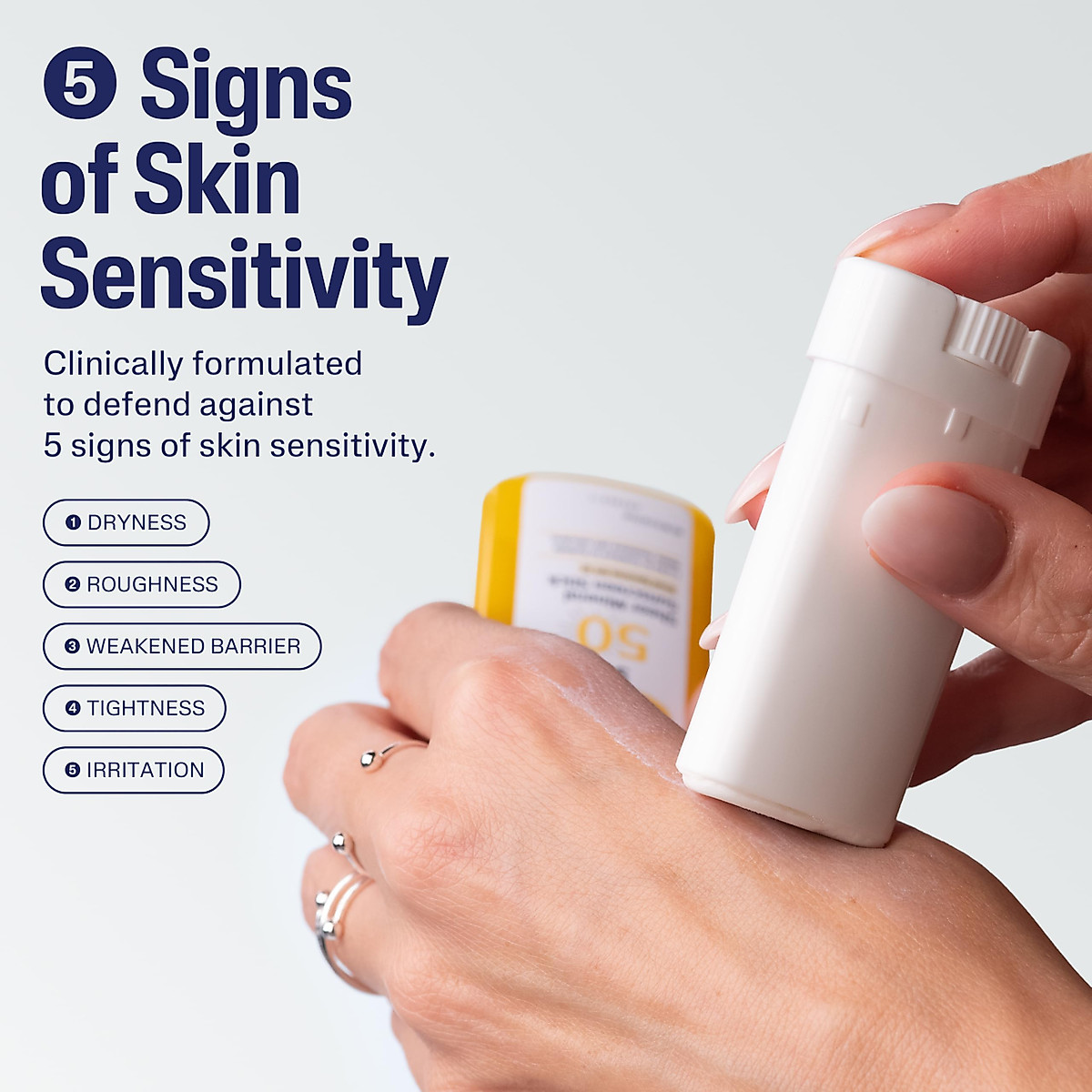 Cetaphil Sheer Mineral Sunscreen Stick for Face & Body, 0.5oz, 100% Mineral Sunscreen: Zinc Oxide & Titanium Dioxide, Broad Spectrum SPF 50, For Sensitive Skin