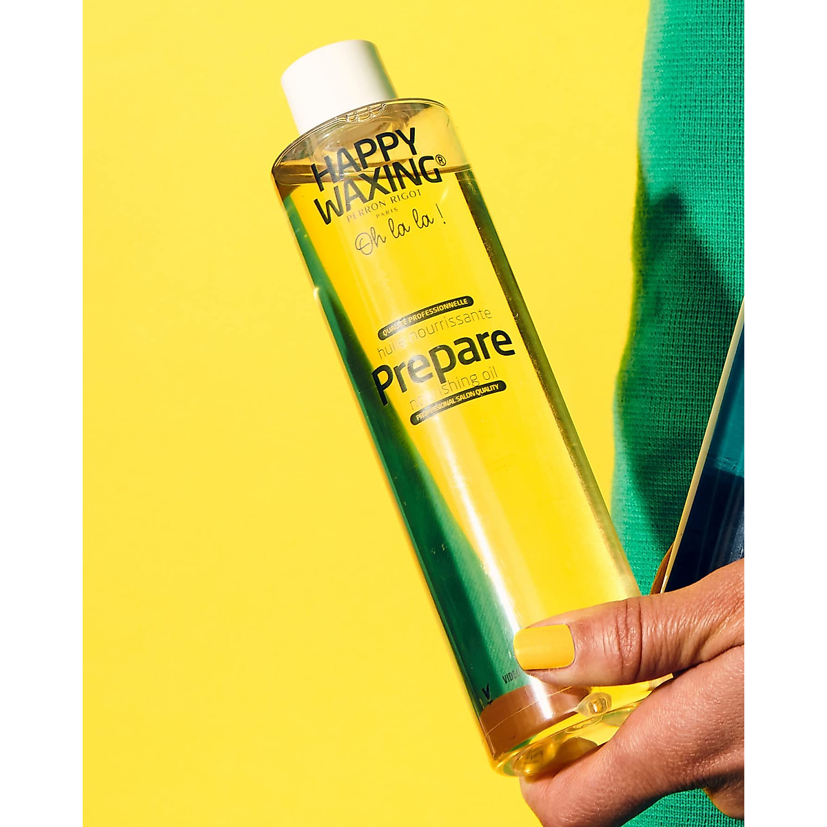 Happy Waxing - Prepare Nourishing Oil - Used for Pre and Post Waxing Rituals - For a Nourished and Moisturized Skin - Soft Jasmin Scent - 8.45 OZ - 250 ML