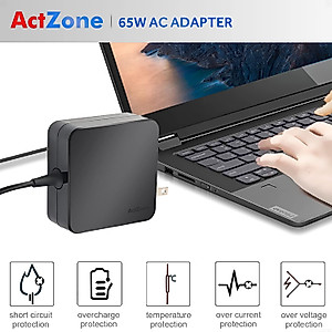 65W Ac Adapter Power Cord for Lenovo IdeaPad 100S 110 110S 120 120S 310 320 330S S340 510 710S, Flex 4 1470 1580 1130 Flex 5 1570 1470 ADL45WCC ADLX65CCGU2A PA-1450-55LL Laptop Charger