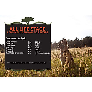 Blackwood Dog Food Made in USA Slow Cooked Dry Dog Food [Natural Dog Food For All Breeds and Sizes], Lamb Meal & Brown Rice Recipe, 15 lb. Resealable Bag To Preserve Freshness