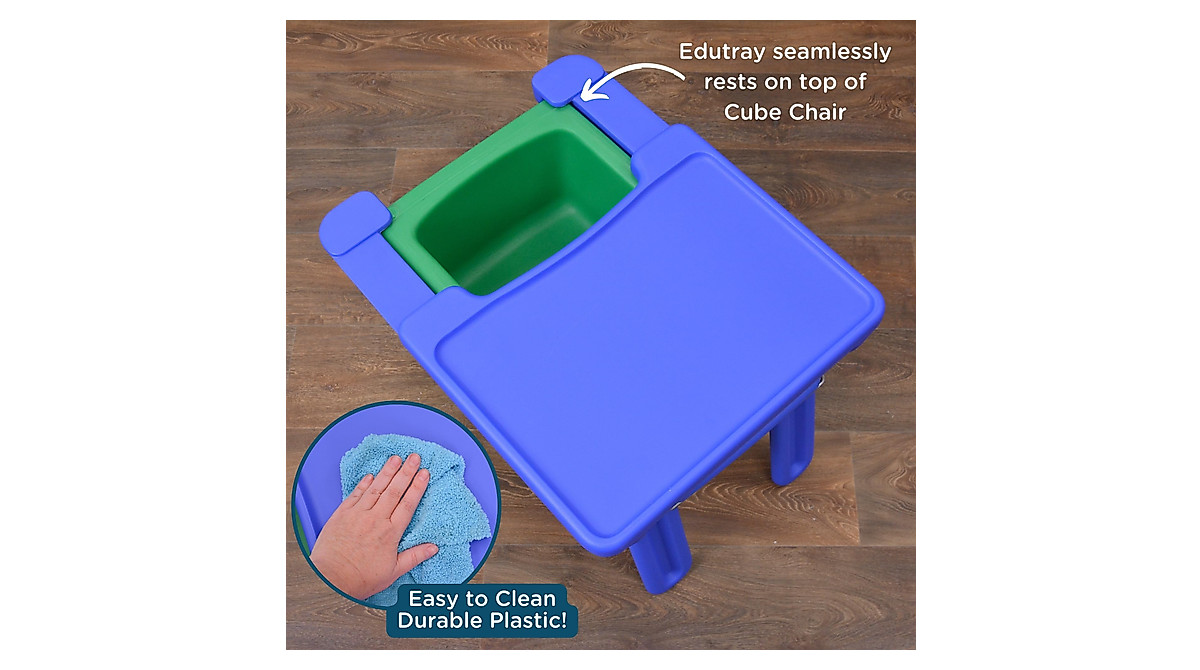 Children's Factory Edutray - Convertible Kids Desk & Chair Set