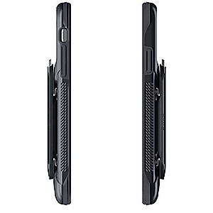 Ghostek EXEC iPhone 11 Wallet Case Credit Card Holder Works with Magnetic Car Mounts Easily Detachable for Wireless Charging Compatible Phone Cover Designed for 2019 Apple iPhone 11 (6.1 Inch) (Black)