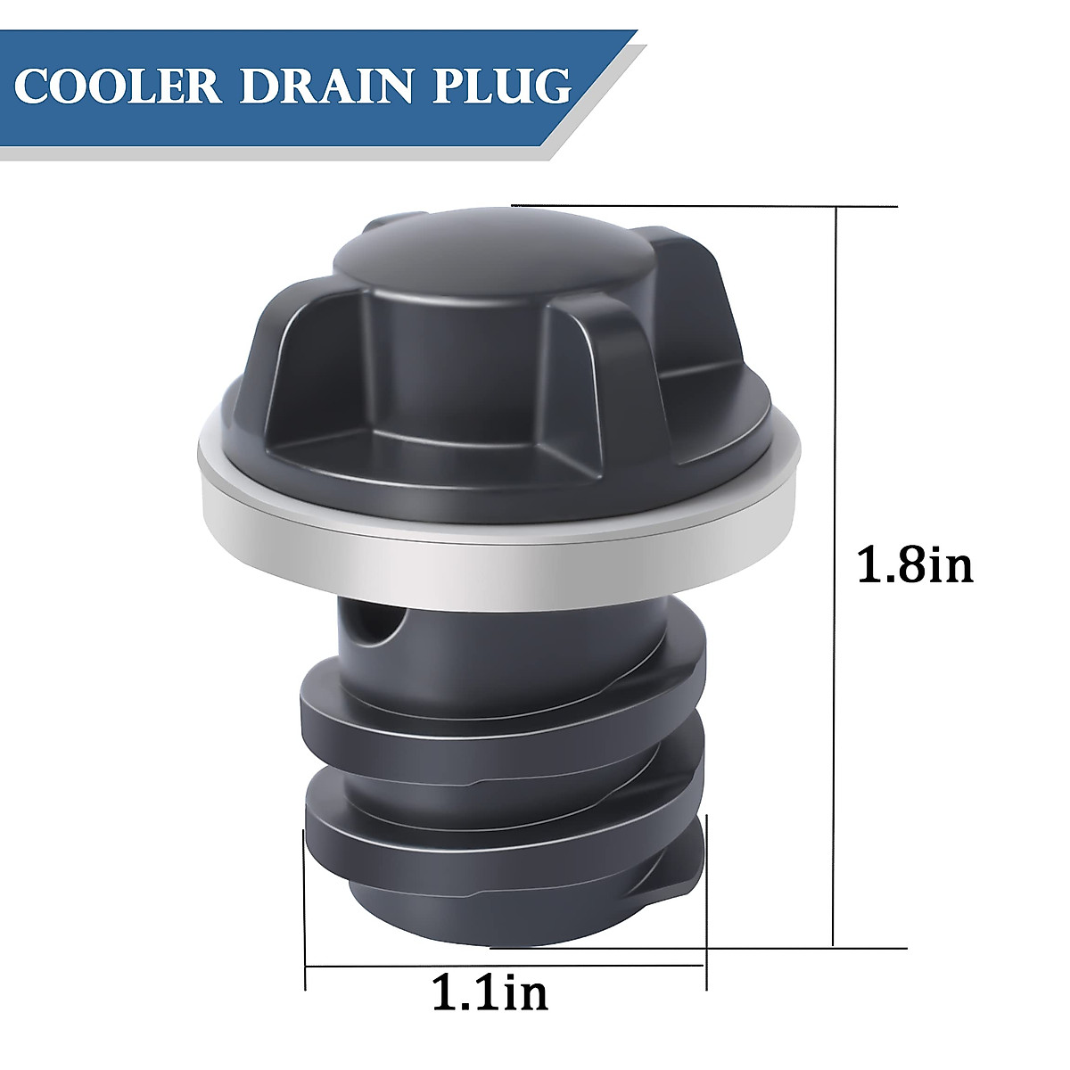 Cooler Drain Plug Replacement for YETI,Drain Plug Compatible with Yeti's Line of Roadie and Tank Coolers and RTIC Coolers Leak-Proof Accessories