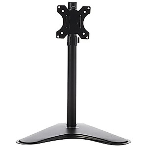 Fellowes 8049601 Professional Series Free-Standing Monitor Mount, Adjustable Computer Monitor Stand for Desk with Single Monitor Arm, 32 Inch Monitor Capacity