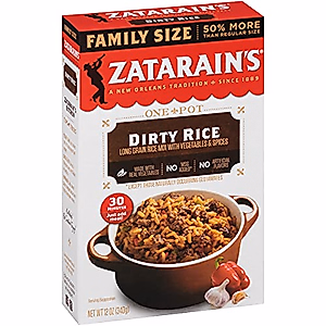 Zatarain's Family Size Dirty Rice, 12 oz (Pack of 12)