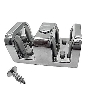 Side Anti-Collision Block for Shower Room Glass Sliding Door,Sliding Glass Shower Door Bumper with Screws,for Shower Door Wall Jamb Bumper(2Pcs)