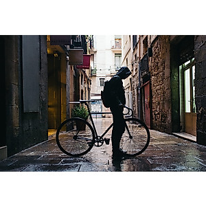 Ass Savers Regular Saddle Mudguard, 23-35 mm Tires, Generation 4, Maximum Protection, Rainy Rides, No Tools Mount, Patented Flip Tip, Lightweight, Stable, Self Centering, Commuter, Road, Rain Red