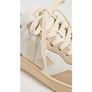 Veja Women's V-90 Sneakers, Extra White Pierre, 5 Medium US