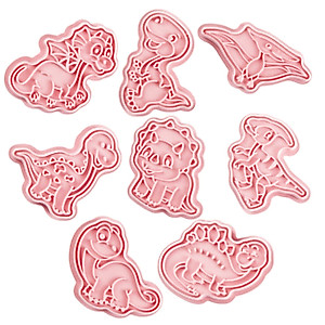 Holibanna 8pcs Biscuit Mold Cookie Stamp Heart Shape Cookie Cutter Valentine Cookie Cutters Sandwich Valentines Day Baking Supplies Valentines Baking Supplies Cartoon Child Plastic Slicer