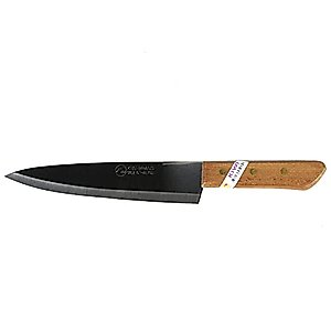 Kiwi Knife Kitchen Cut Sharp Blade Cookware Stainless Steel Size (8 Inches) No.288,Brown