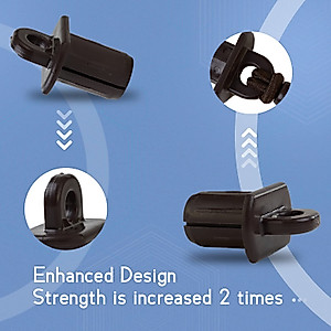 Universal Replacement of Exterior Roller Shades Outdoor/Indoor Roller up Blinds (3 Pcs End Cap, Black)