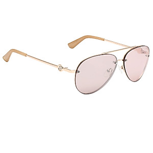 GUESS GF6107 Shiny Rose Gold/Bordeaux Mirror One Size