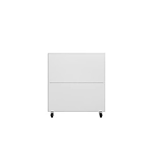 Manhattan Comfort Eiffel Garage Cabinets and Storage System, Set of 2, White