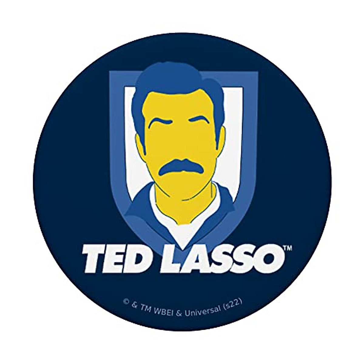 Ted Lasso Silhouette with Logo PopSockets Swappable PopGrip