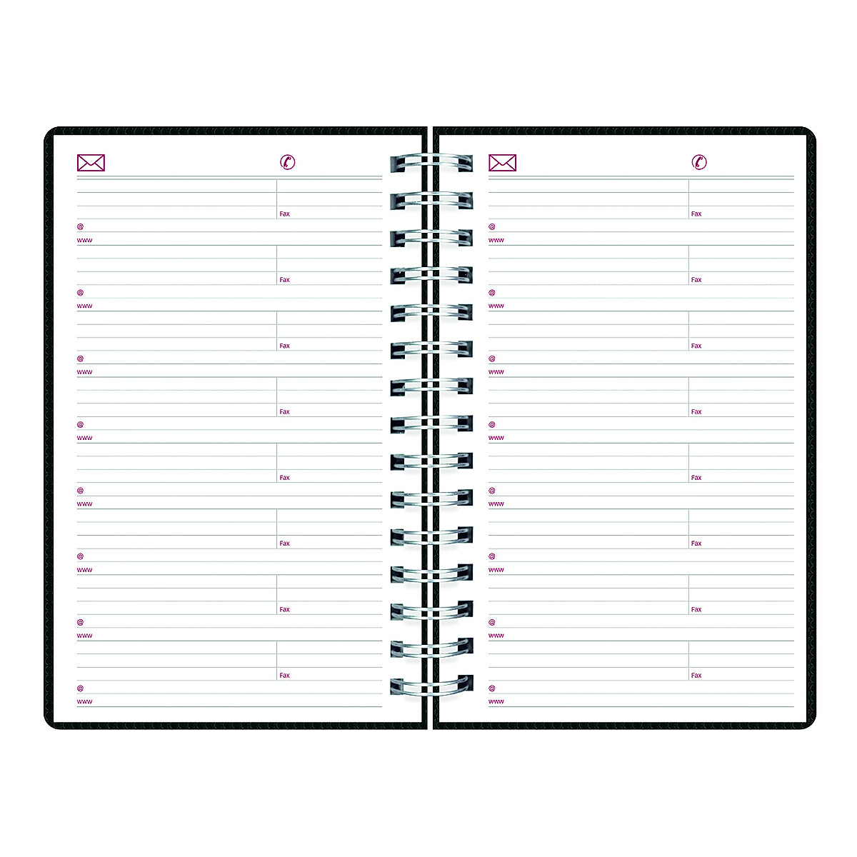 Brownline 2023 DuraFlex Daily/Monthly Planner, Appointment Book, 12 Months, January to December, Twin-Wire Binding, 8" x 5", Black (CB634V.BLK-23)