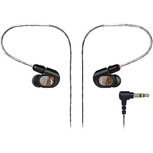 Audio-Technica ATH-E70 Professional In-Ear Studio Monitor Headphones,Black