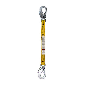 Guardian Fall Protection 01260 4-Foot Single Leg Non-Shock Absorbing Lanyard