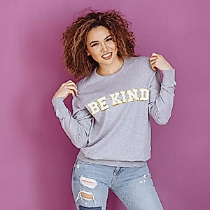 52 Pack 3.14 inch Large Size Letter A-Z Iron On Repair Patches Applique Patches Sewing Clothing Badges with Glitters Border for Shirts Jackets Hats Jeans Shoes Bags (White)