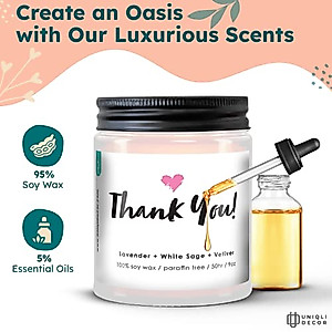 Thank You For Everything Gift Candle - Candle Gifts for Women, Gag Gifts for Women, Sister Gifts for Women Gag Gift for Adults, Birthday Gifts for Her Aromatherapy Soy Candles, Regalos Para Mujer