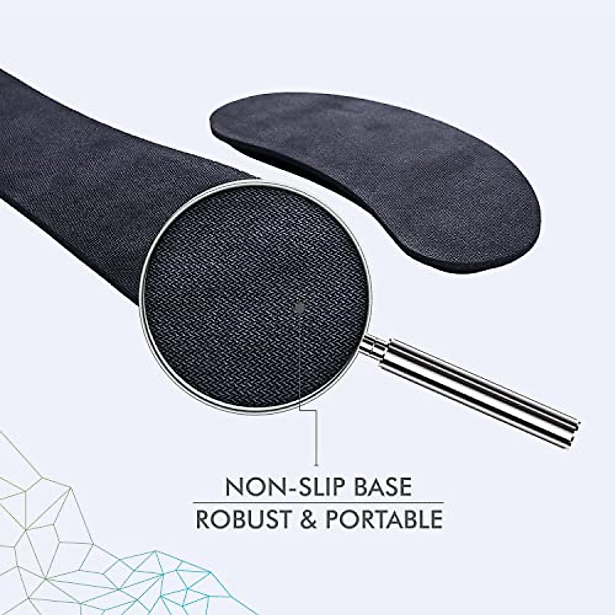 ZIBLY Gel Memory Foam Wrist Rest Keyboard and Mouse Set - Ergonomic Anti-Skid Non Slip Cushion Mouse Pad Wrist Support - Easy Typing, Pain Relief for Work from Home Gaming Computer Laptop