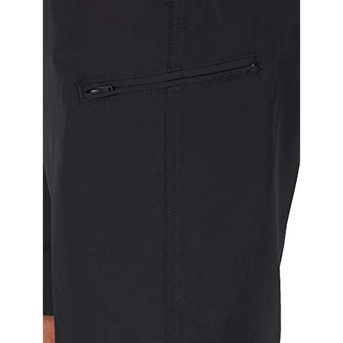 Wrangler Authentics mens Performance Side Elastic Utility Cargo Shorts, Black, 34 US