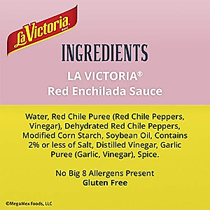 La Victoria Red Enchilada Sauce Traditional, Mild, 28 oz