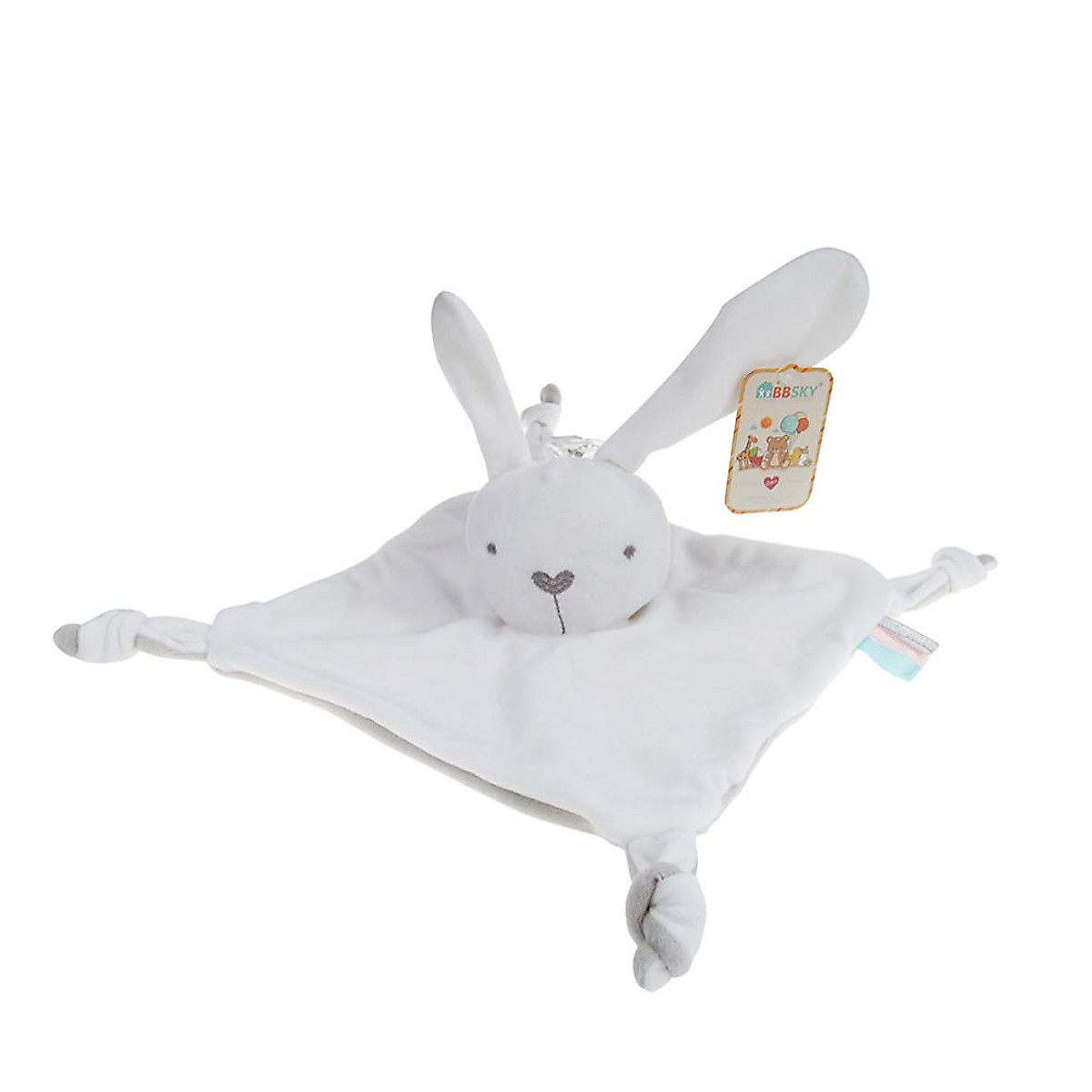 Baby Security Blanket Rabbit Elephant Security Blanket Animal Plush Stuffed Blanket for Nursery Baby Toddlers Newborn