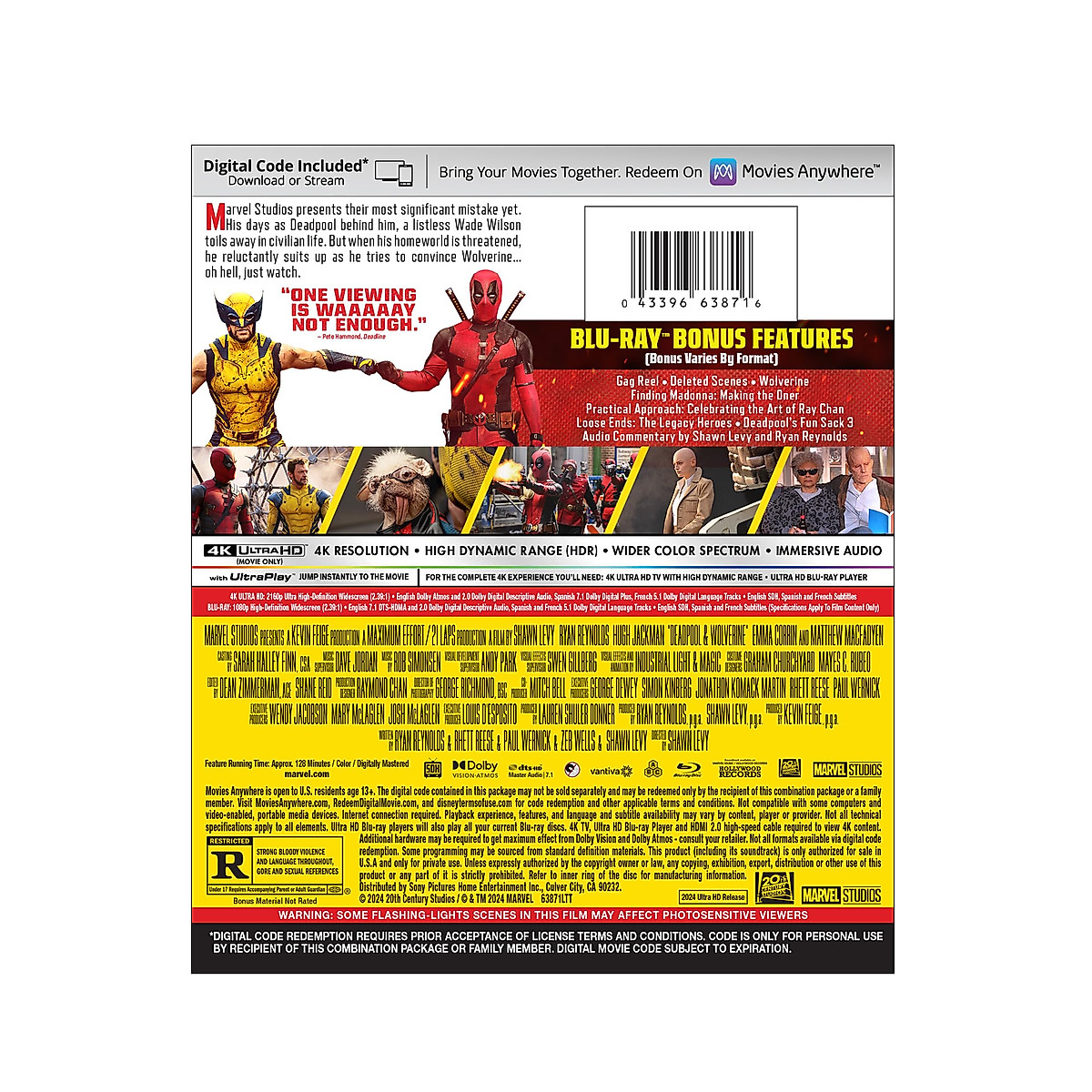 Deadpool & Wolverine [4K UHD]