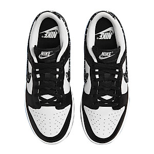 Nike Womens WMNS Dunk Low ESS DH4401 100 Black Paisley - Size 7W