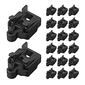 EDISHINE 20-Pack Low Voltage Wire Connector, Landscape Lighting Cable Connectors Weatherproof for Pathway Light/Spotlight/In-ground Lighting, 12/14/16/18 Gauge Cables, UL Listed
