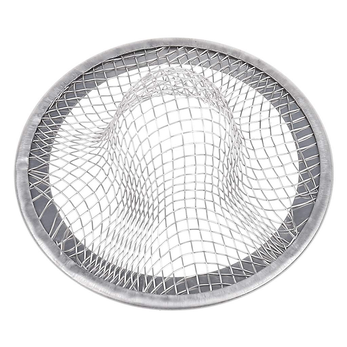 Stainless Steel Kitchen Sink Strainer Hair Catcher Stopper Bathroom Bathtub Show Kitchen Sink Strainer Plug 80mm