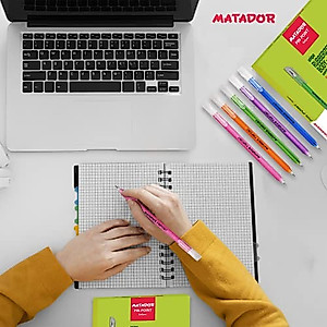 Matador Fine Ballpoint Pens - 24 Assorted Colors