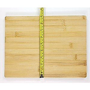 (Set of 12) 12"X9" Bulk Plain Bamboo Cutting Chopping Board | For Customized, Personalized Engraving Purpose | Wholesale Premium Bamboo Board (Without Handle)