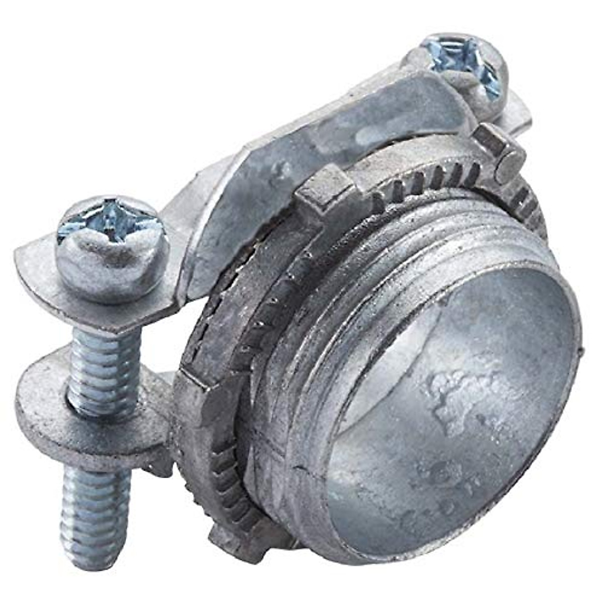 Halex – 3/8 Inch Non Metallic Twin Screw Clamp Connectors – 05103B – 100 Per Pack