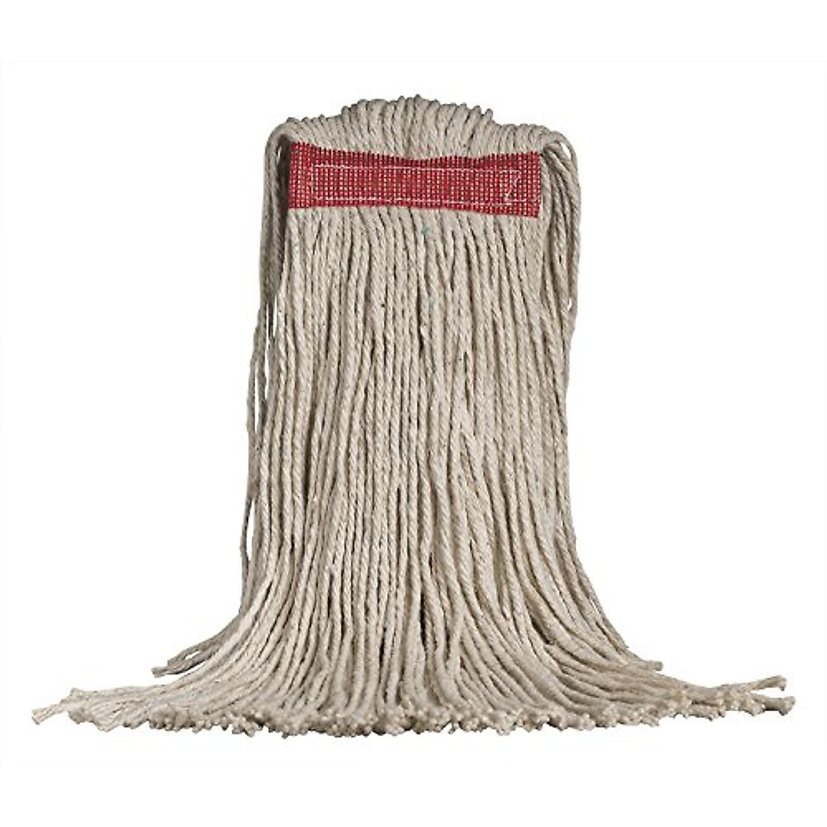 M2 Professional 12oz Cut-End Cotton Mop, Wet Mop Replacement Head, 1-inch Headband - Case of 12 - MW-CC12B