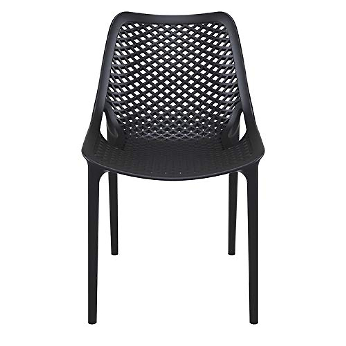 Air Outdoor Dining Chair Black