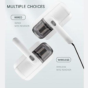 Mattress Vacuum Cleaner, Handheld Cordless UV Vacuum Effectively Clean Up Bed, Pillows, Cloth Sofas, Carpets and Ther Fabric Surfaces