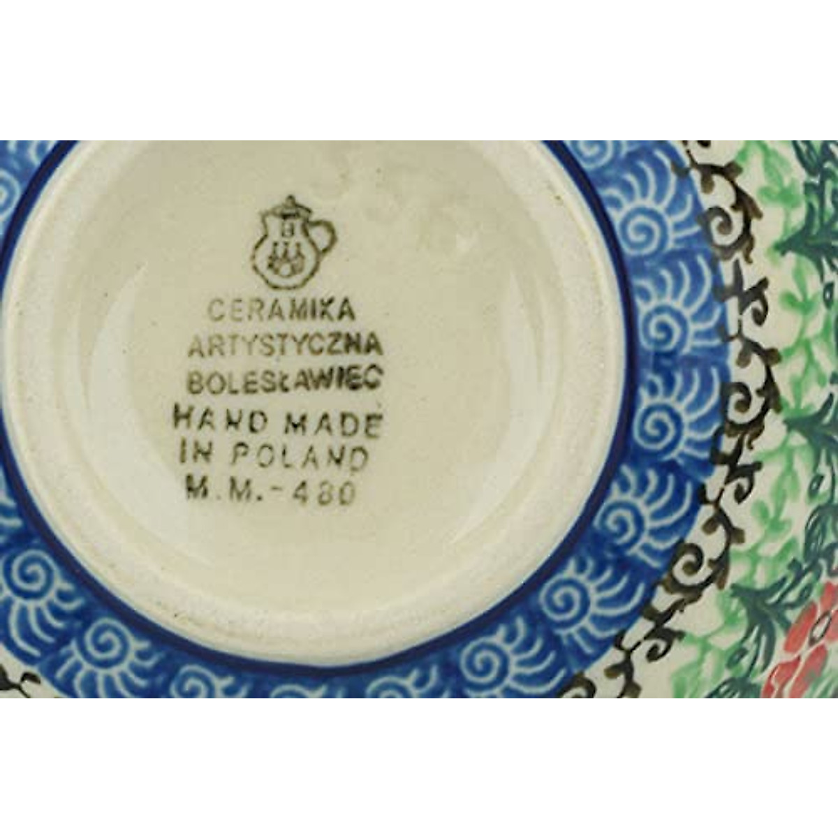 Polish Pottery Bowl 5-inch Maraschino