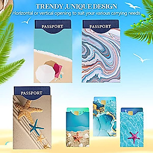 24 Pieces RFID Blocking Sleeves Aluminum Foil Identity Prevention RFID Credit Card Holders Includes 18 Card Sleeves and 6 Passport Sleeves