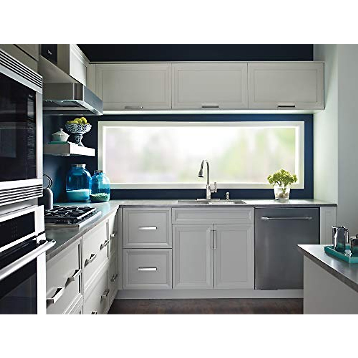 Moen Hensley Spot Resist Stainless Single-Handle Pull-Down Sprayer Kitchen Faucet Featuring Reflex, 87024MSRS