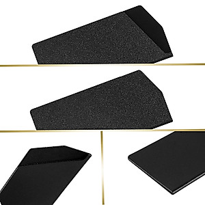 XYJ Universal Knife Edge Guards 2 Pcs Set Kitchen Butcher Chef Knife Sheath Knife Sleeve ABS Knife Cover Knife Case Blade Protectors for Chopping Knife Cleaver(Knives Not Included)