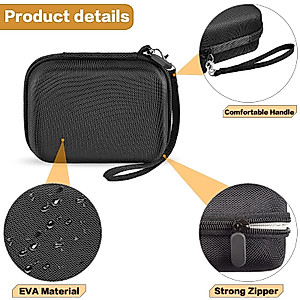 Case Compatible with GL SFT1200/ MT3000/ MT1300/ A1300/ AR750S-Ext Wireless Travel Router, Portable WiFi Storage Holder for Ethernet Cable & Power Adapter (Box Only) - Black