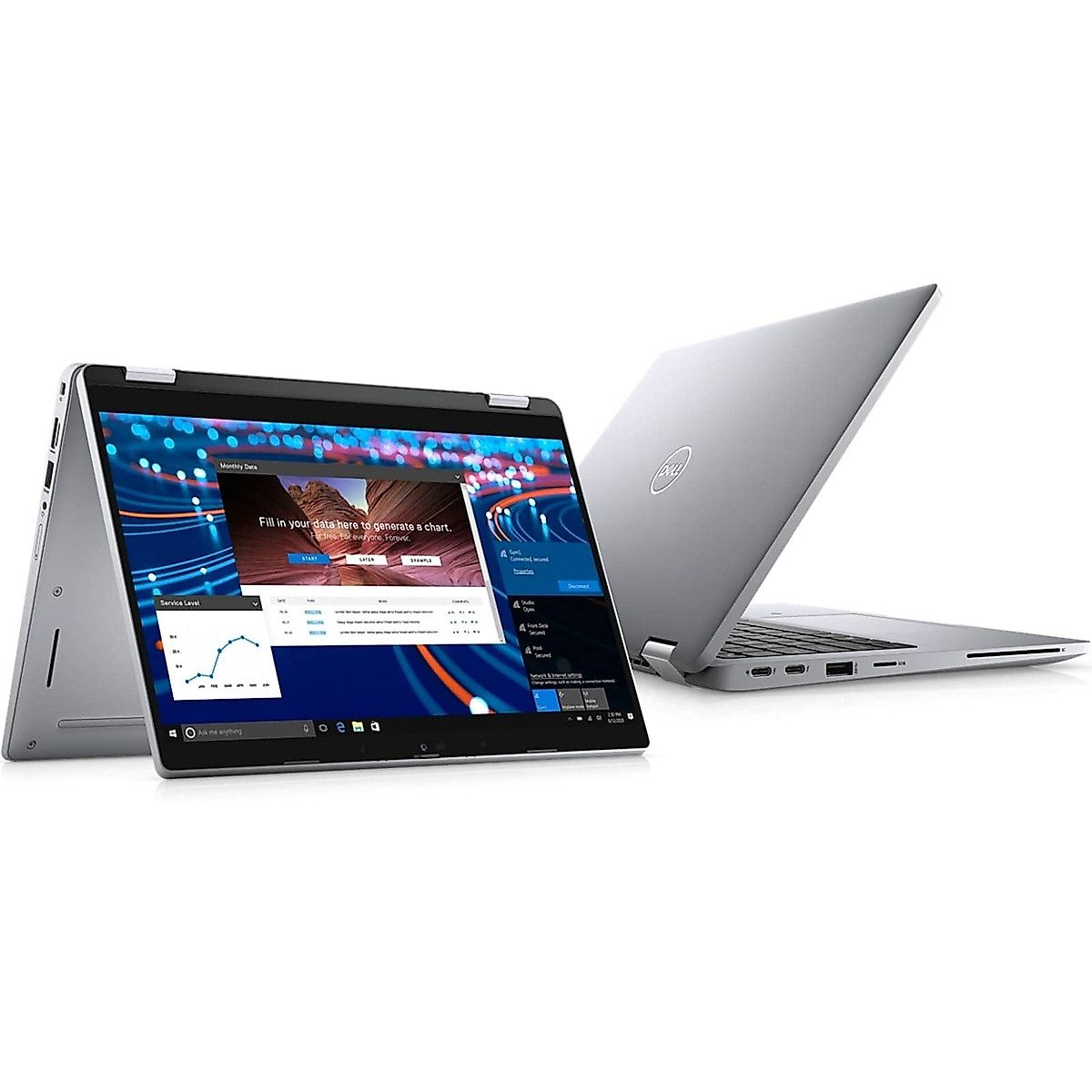 Dell Latitude 5000 5320 2-in-1 (2021) | 13.3" FHD Touch | Core i3 - 128GB SSD - 8GB RAM | 4 Cores @ 3.7 GHz - 11th Gen CPU (Renewed)