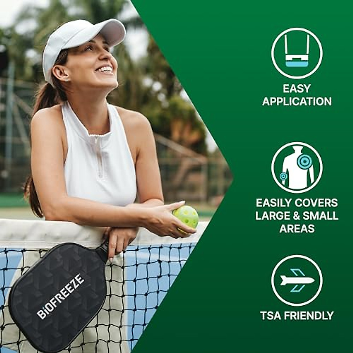 Biofreeze Pain Relief Gel, Arthritis Pain Reliver, Knee & Lower Back Pain Relief, Sore Muscle Relief, Neck Pain Relief, Pharmacist Recommended, FSA Eligible, 3 FL OZ Biofreeze Menthol Gel