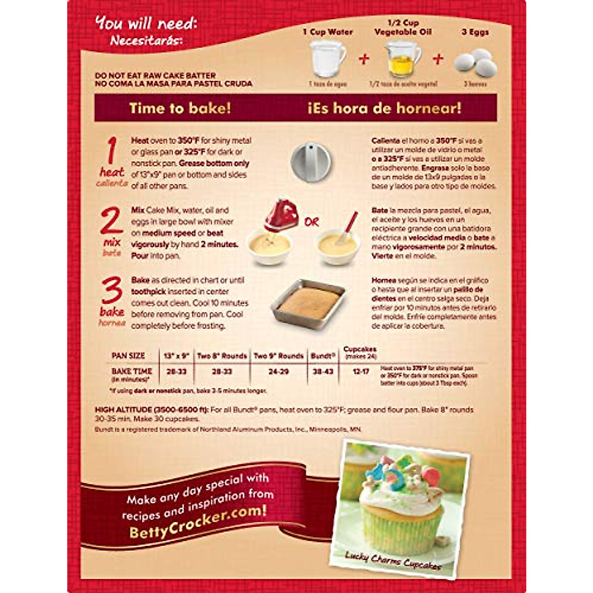 Betty Crocker Delights Super Moist Lemon Cake Mix, 15.25 oz.