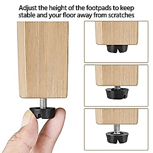 Yaheetech Tufted Dining Chairs Button Parsons Diner Chair Upholstered Fabric Dining Room Chairs with Solid Wood and Padded Seat Stylish Dining Chairs Kitchen Chairs Set of 2, Beige